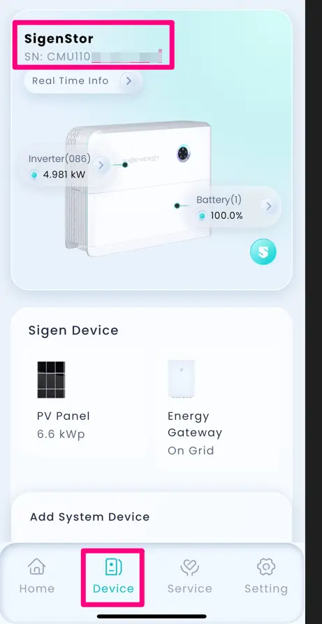 Find your serial number